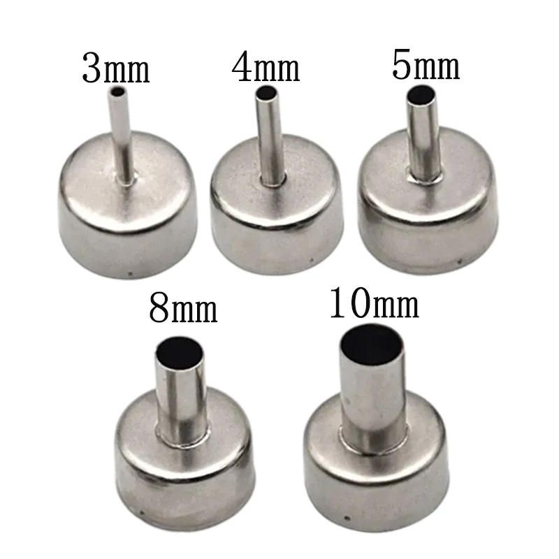 Hot Air Station Nozzle For 858D 8586 Nozzles Set 22mm 3mm/4mm/5mm/8mm ...