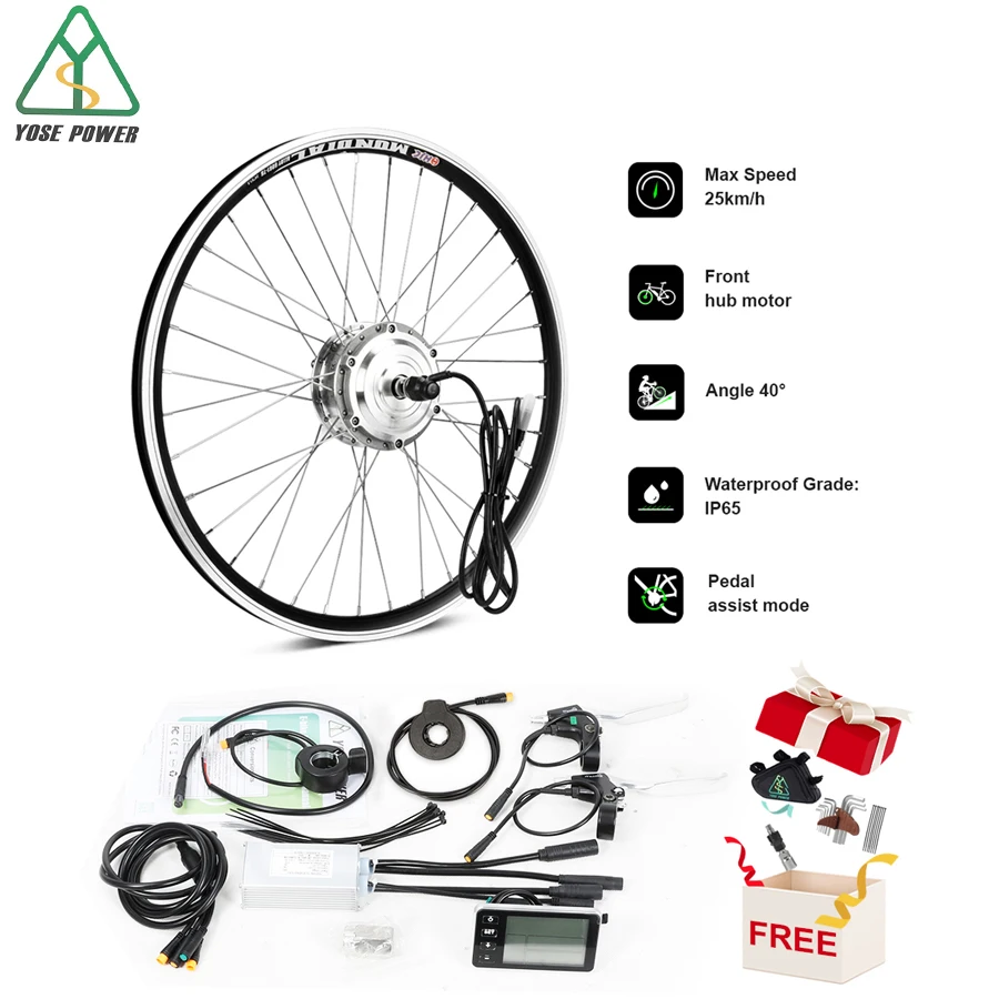 Ebike Conversion Kit 36V 250W 24inch Front Hub Motor Wheel for Electric ...