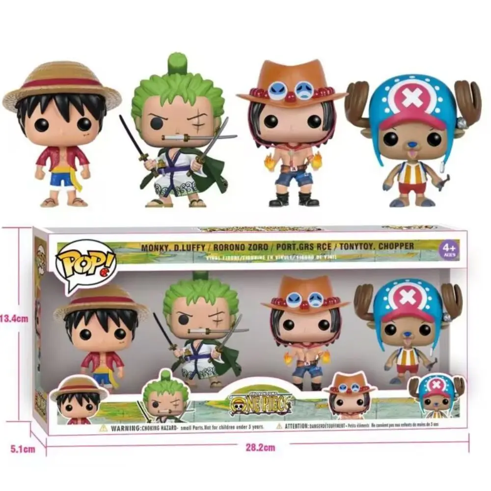 4pc-set-POP-One-Piece-Figure-Luffy-Funko-Chopper-AISI-Luo-Luffytaro ...