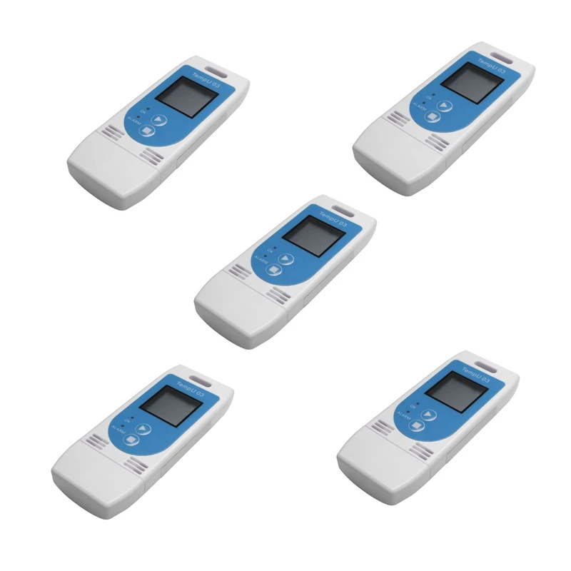 5X-USB-Temperature-Humidity-Data-Logger-Reusable-RH-TEMP-Data-Logger ...