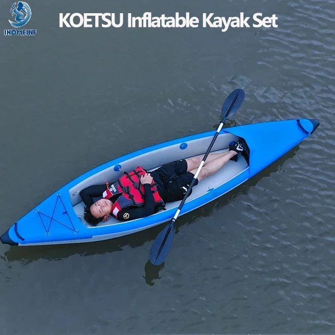 KOETSU-barco-de-goma-para-1-2-personas-Kayak-de-suelo-con-cubierta-de ...