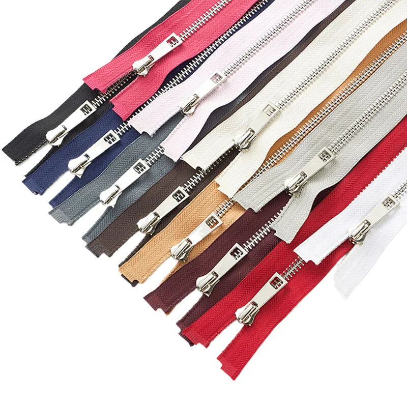 40-80cm-15-31-inch-Metal-Open-End-Zip-Zipper-5-For-Apparel-Outerwear ...