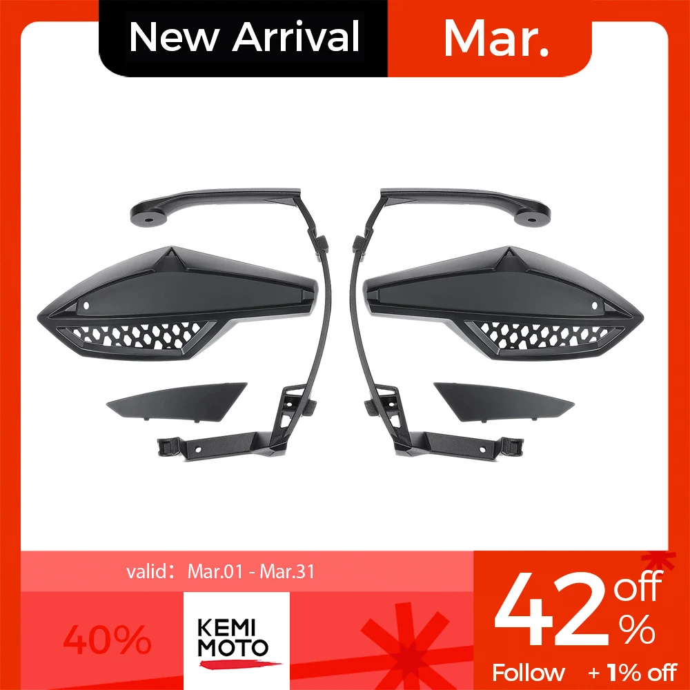 KEMIMOTO ATV Hand Guard Wind Deflector Kit 715001706 715001378 for Can ...