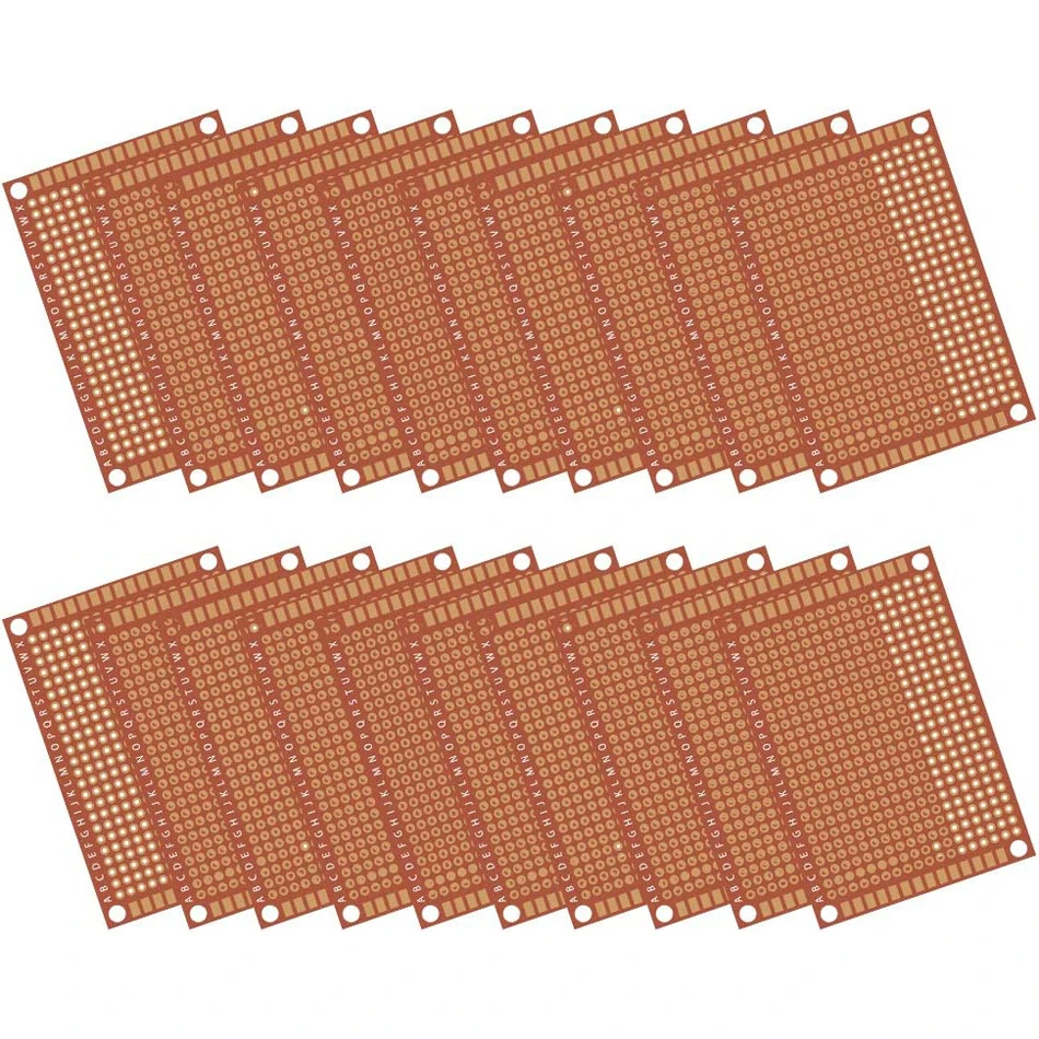 20Pcs-Copper-Perfboard-Paper-Composite-PCB-Board-5-x-7-cm-Universal ...