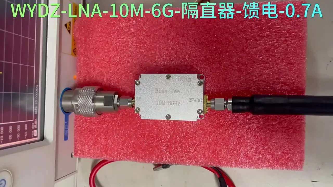 Low Noise Amplifier RF Bias Tee Feed Wideband Microwave er 10-6000MHz ...