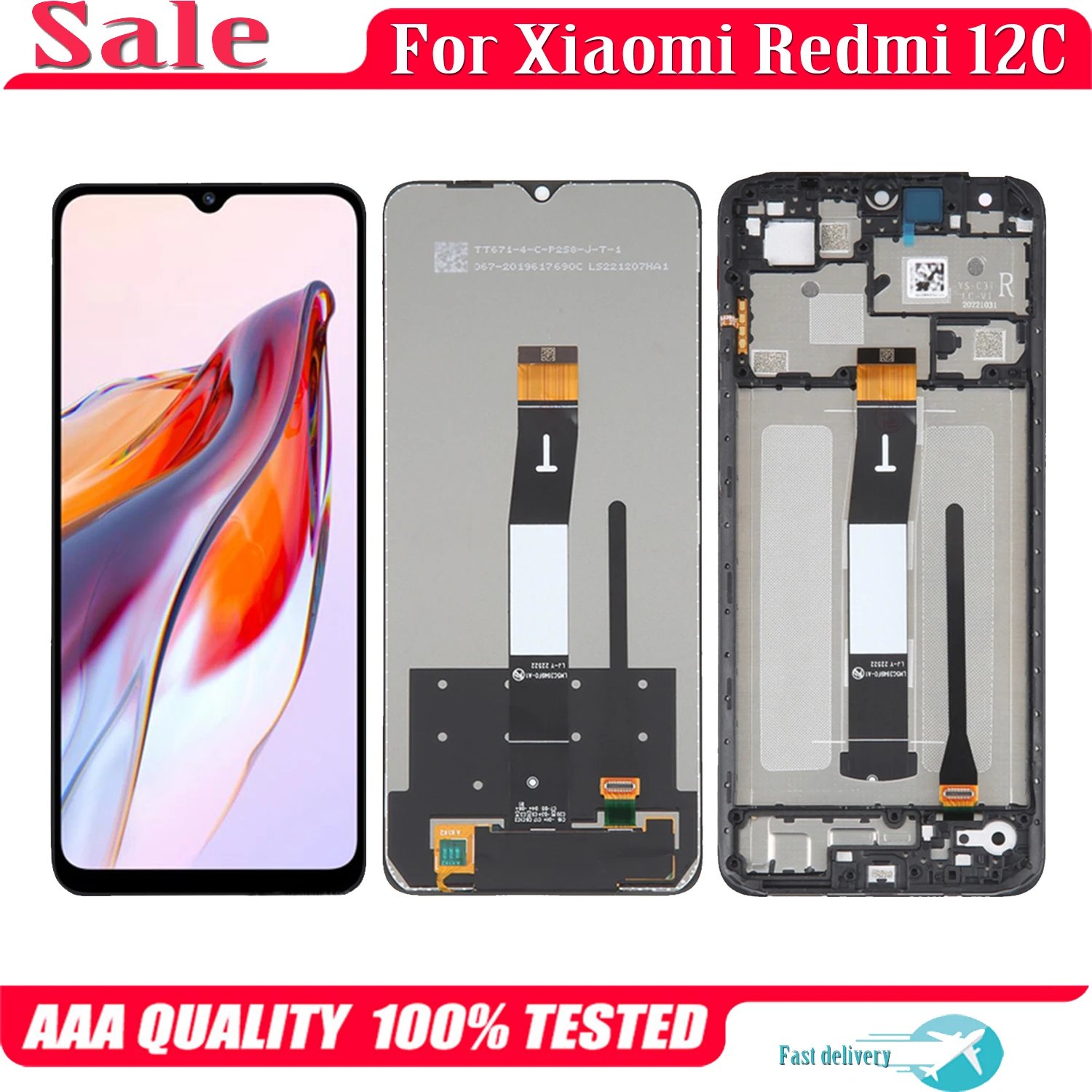 Original-For-Xiaomi-Redmi-12C-LCD-Display-Touch-Screen-Digitizer-For ...