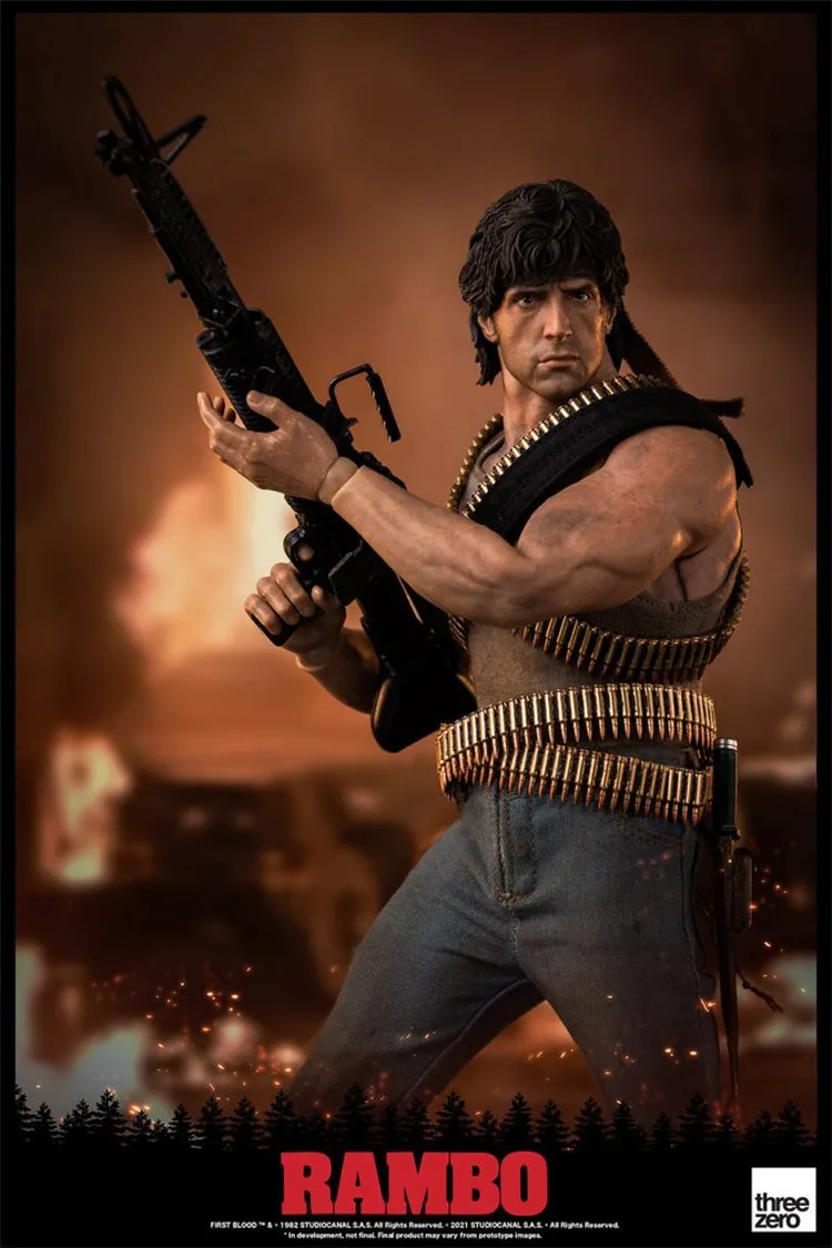 Rambo Shooting M60