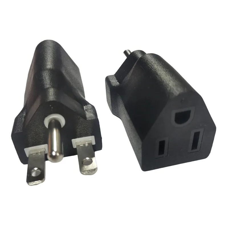 1pcs Black US Male to Female Power Adapter Plug USA AC Nema 6-15P to 5 ...