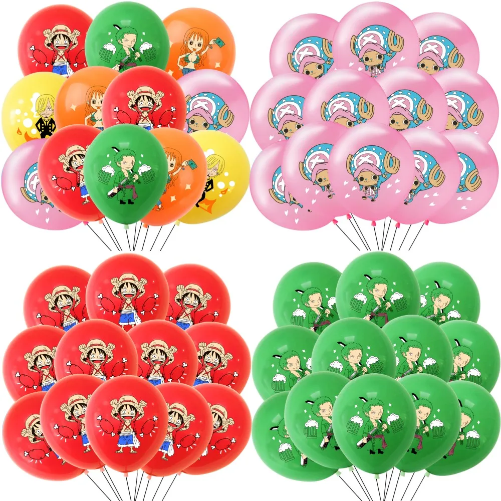 12pcs-12inch-One-Piece-Balloons-Anime-Theme-Latex-Ballons-Birthday ...