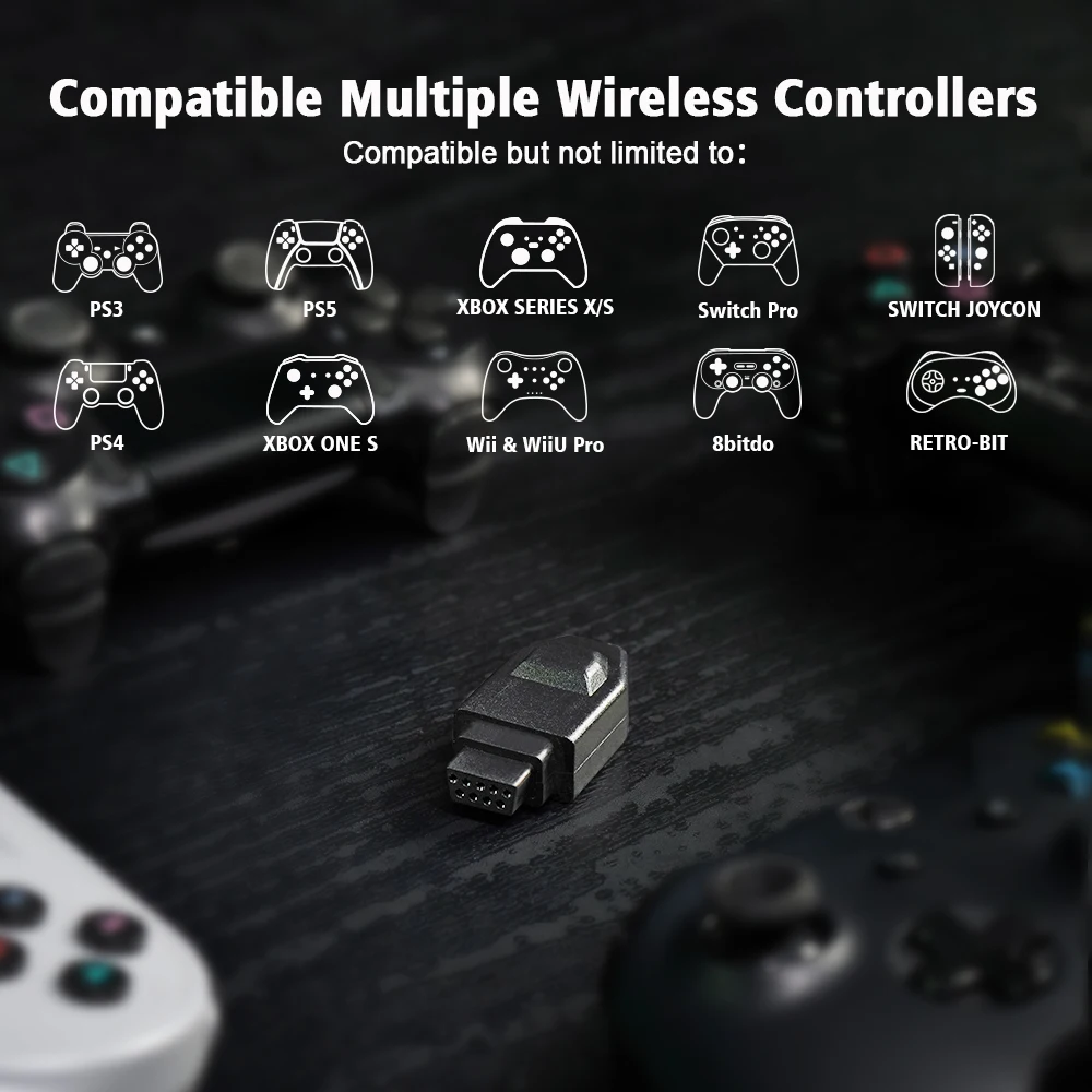 Wireless-Game-Controllers-Adapter-for-Atari-2600-Console-to-PS4-PS5 ...