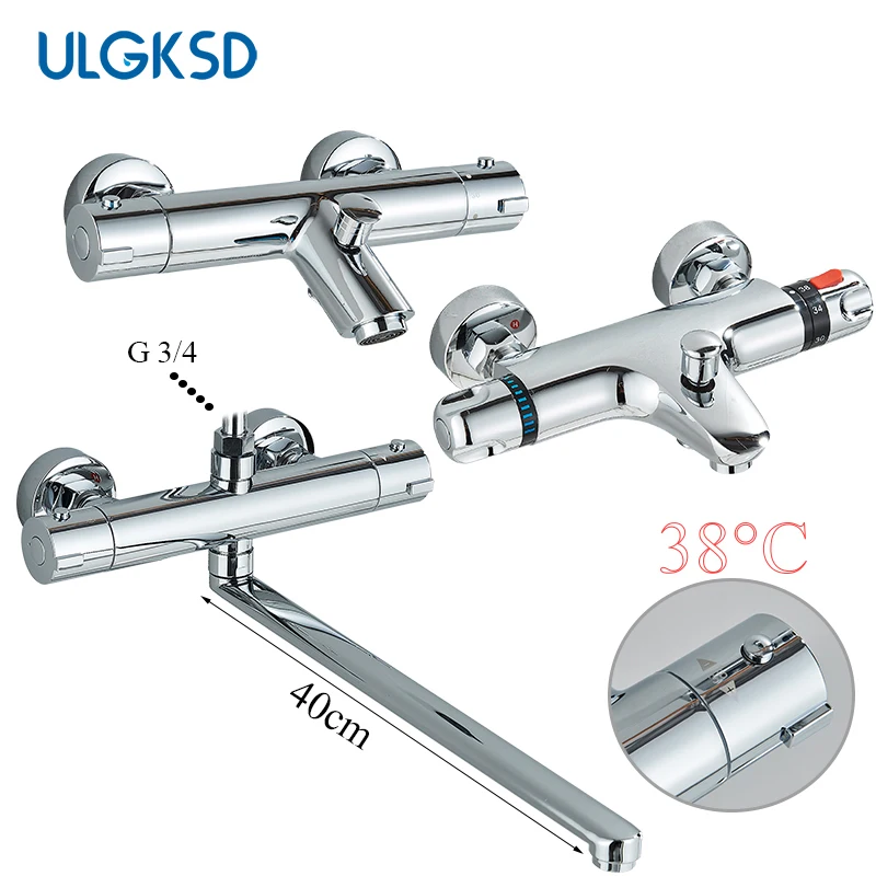 Simple-Thermostatic-Shower-Faucet-Bathroom-Thermostatic-Mixer-Tap-Hot ...