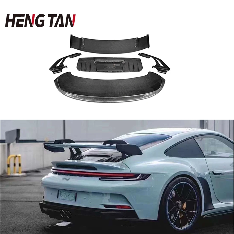 Carbon-Fiber-GT3-Style-Spoiler-For-Porsche-911-992-Rear-Trunk-Spoiler ...
