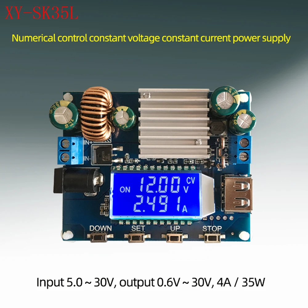 SK35L/SK35Y DC Automatic Boost Buck Converter CC CV Power Module 5-30V ...