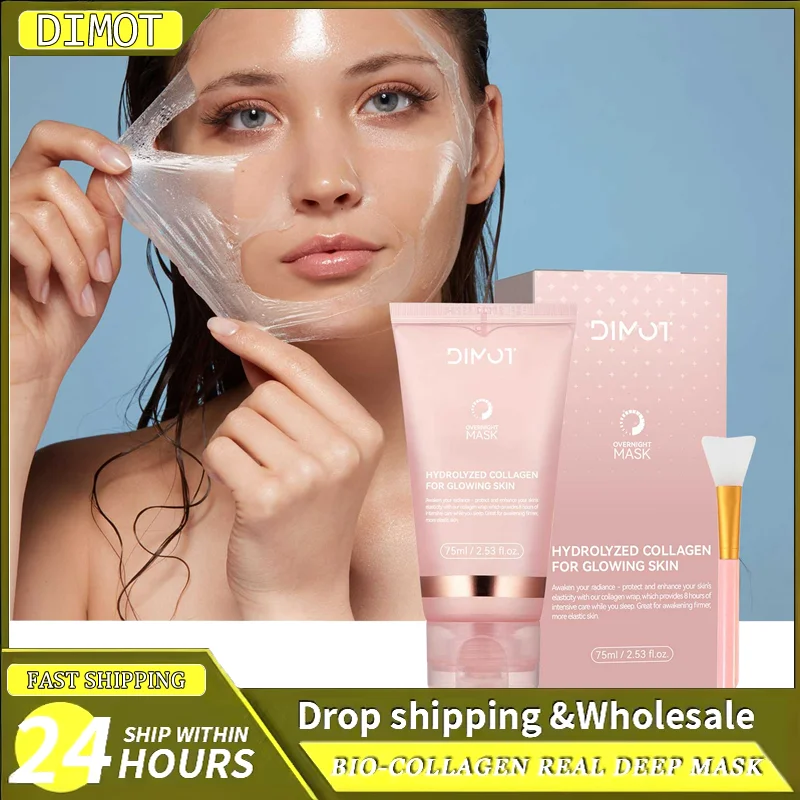 Collagen Night Wrapping MaskReduces Sagging & Dullness Hydrolyzed ...