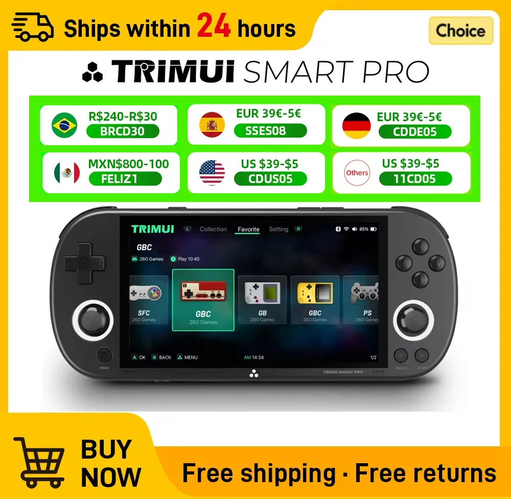 Retro-Video-Game-Console-Trimui-Smart-Pro-Handheld-Game-4-96-IPS-Screen ...