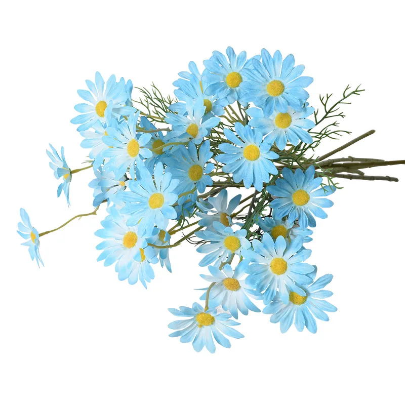 Silk Blue Daisy Clip Art