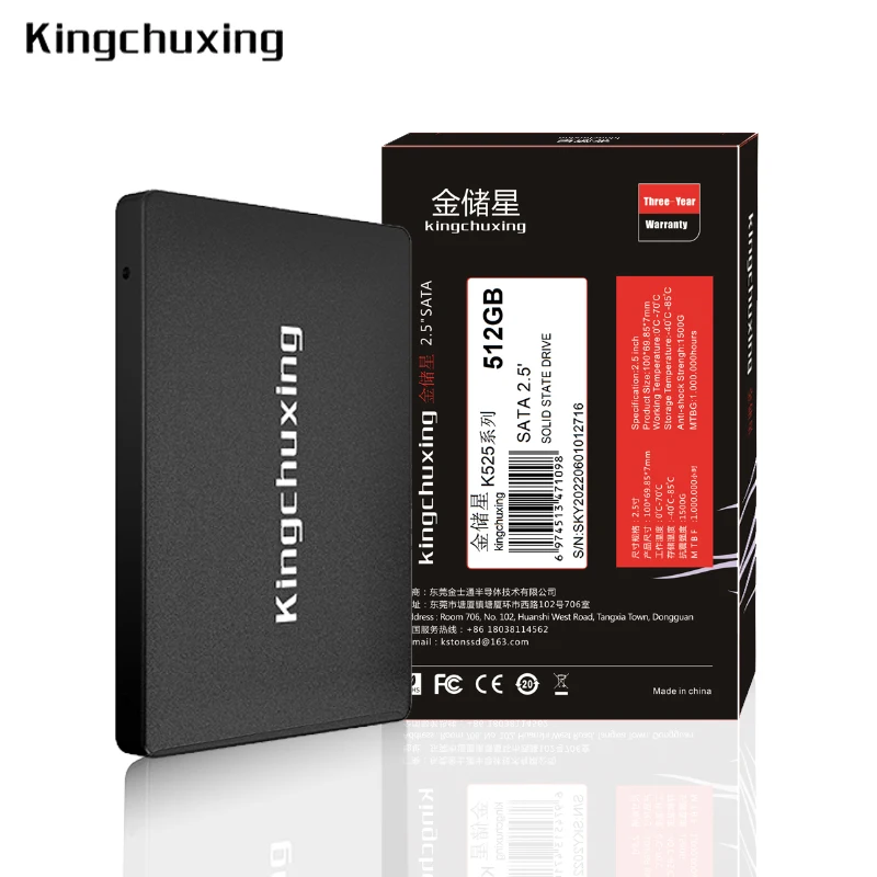Kingchuxing Ssd 256 Gb 1tb 60gb 64gb 2.5 Inch Sata3 Hard Drive Internal ...
