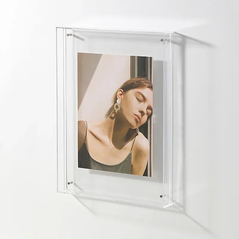 New-Transparent-Acrylic-Photo-Frame-DIY-Poster-Wall-Hanging-Ins-Style ...