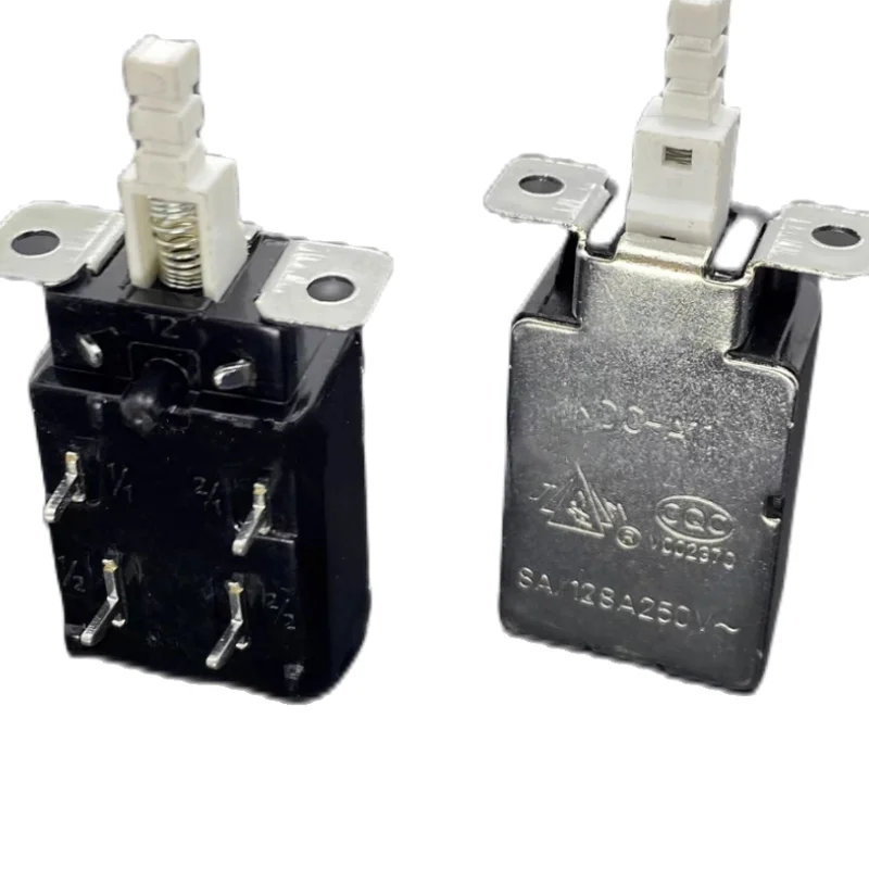 AC-250V-8A-128A-DPST-Self-Locking-Solder-PCB-Pushbutton-Power-Switch-4 ...