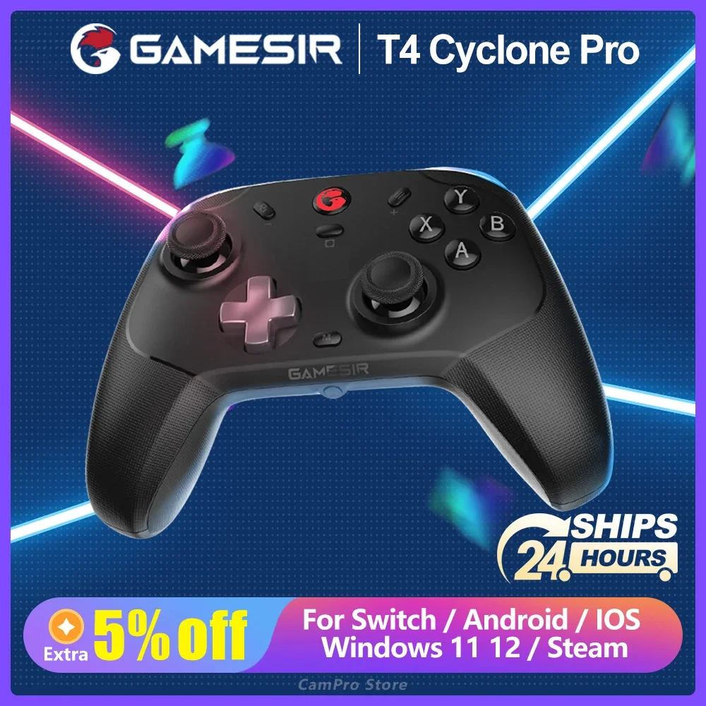 GameSir-T4-Cyclone-Pro-Gaming-Controller-Wireless-Gamepad-with-Hall ...