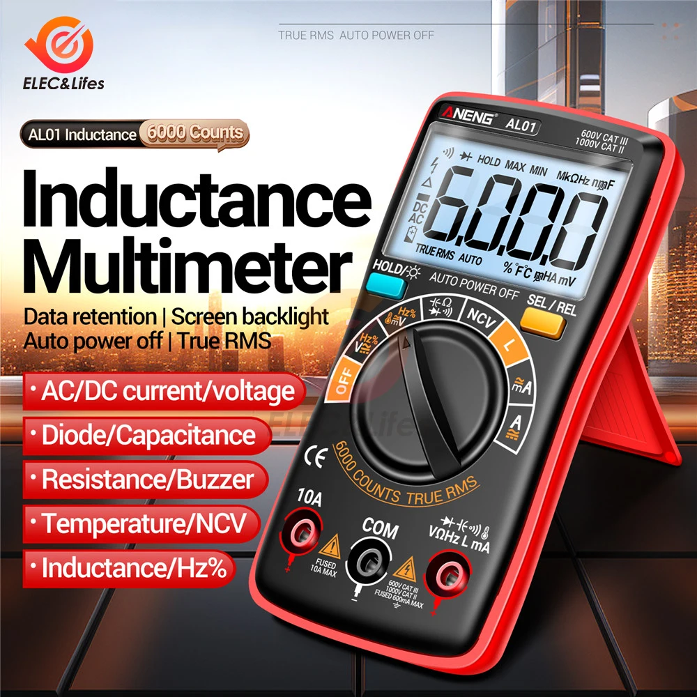 AL01L-Inductance-Digital-Multimeters-True-RMS-NCV-Handheld-6000-Counts ...