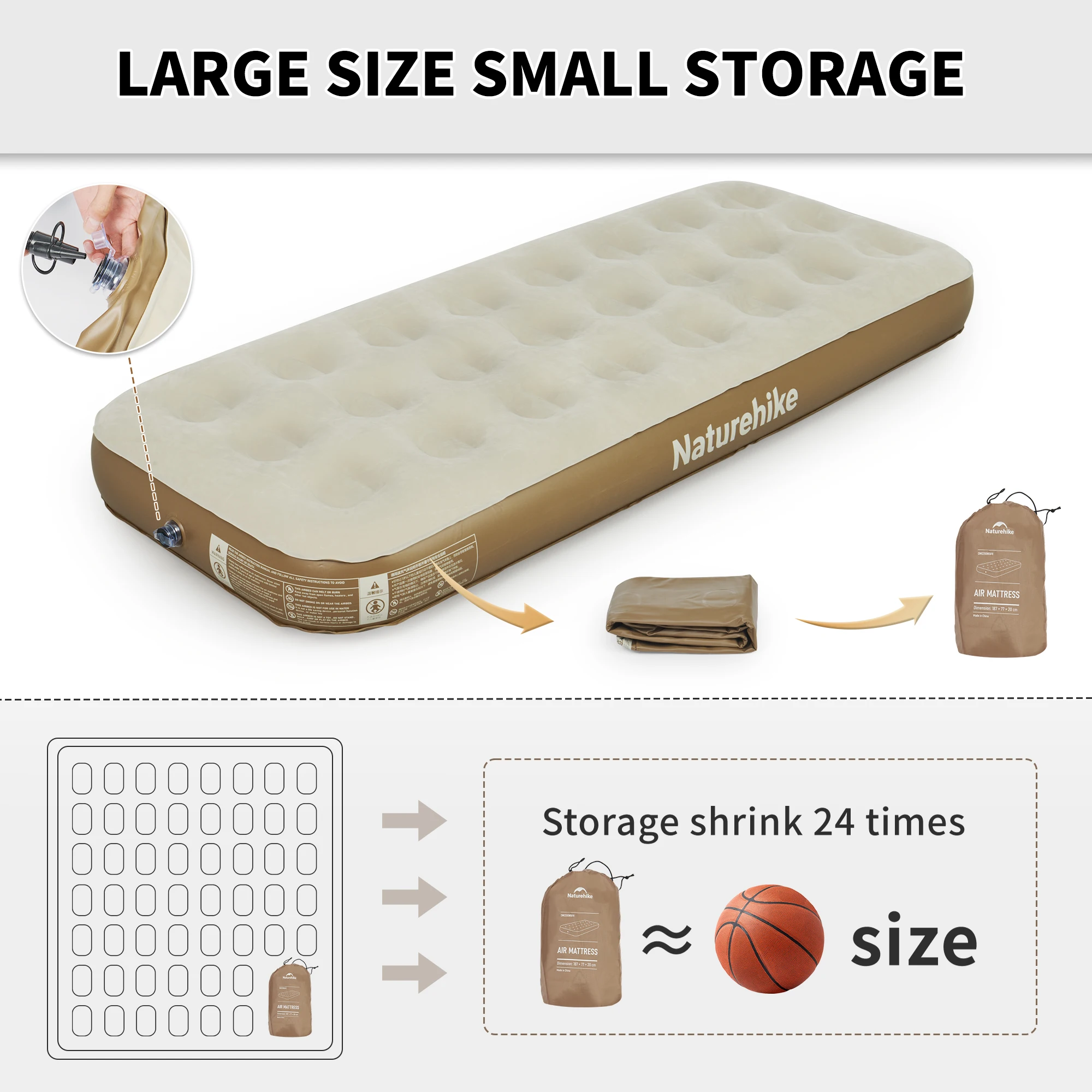 Naturehike-New-1-Person-Camping-Sleeping-Air-Mattress-Outdoor ...