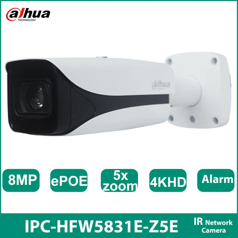Dahua IPC HFW5831E Z5E Original 4K IP Camera Night Vision IR 100m 8MP ...
