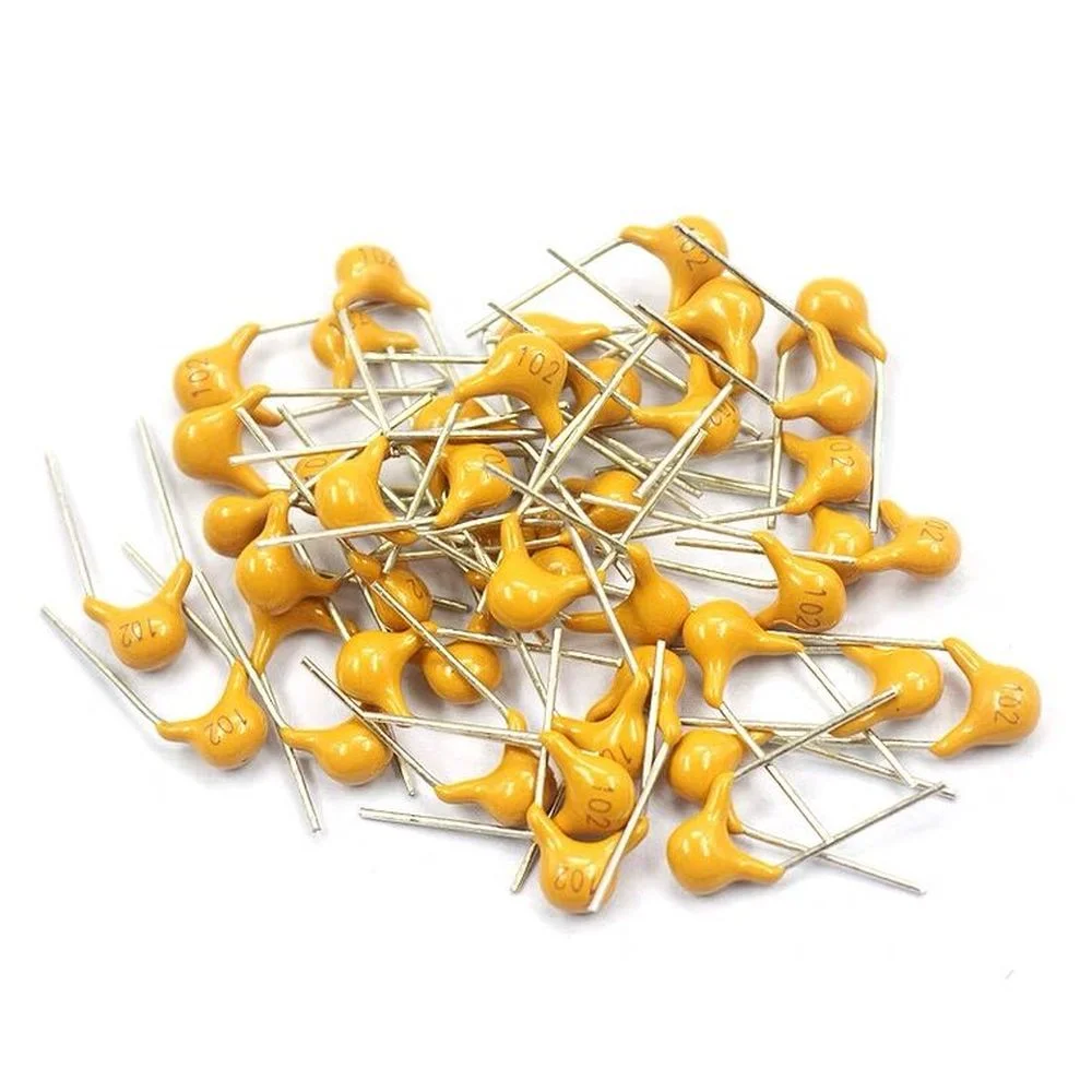 Condensador cerámico monolítico, 100 piezas, 50V, 10PF ~ 10UF 22PF 47NF ...