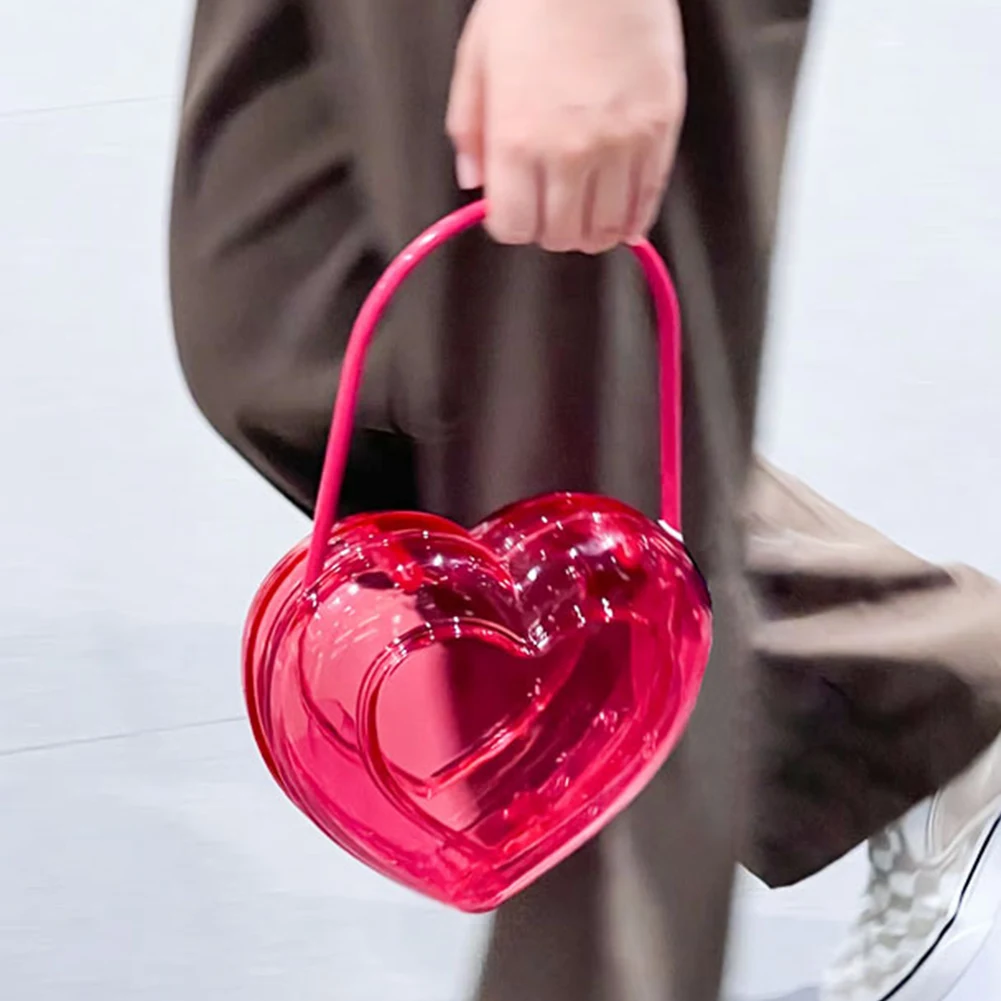 Women-Evening-Bag-Underarm-Bag-Fashion-Heart-Shape-Bag-Trendy-Bag-Top ...