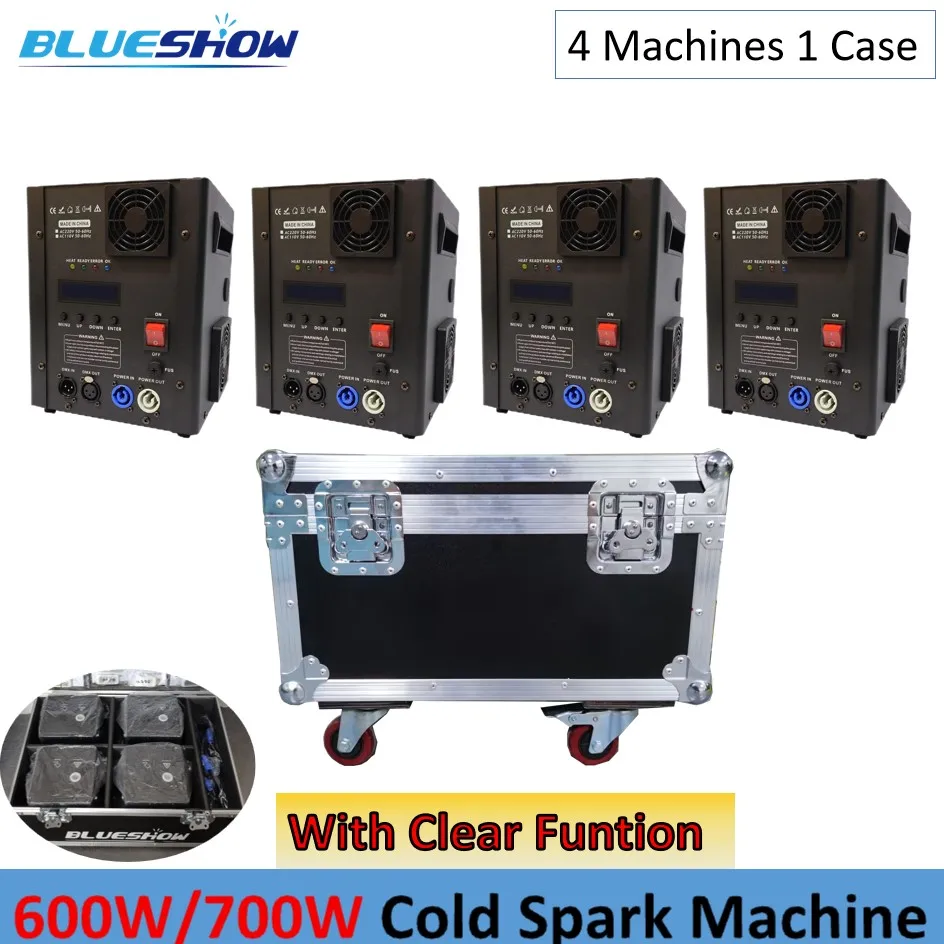 4PCS-600w-Cold-Spark-Machine-Fightcase-Ti-Power-Cold-Sparkler-Machine ...