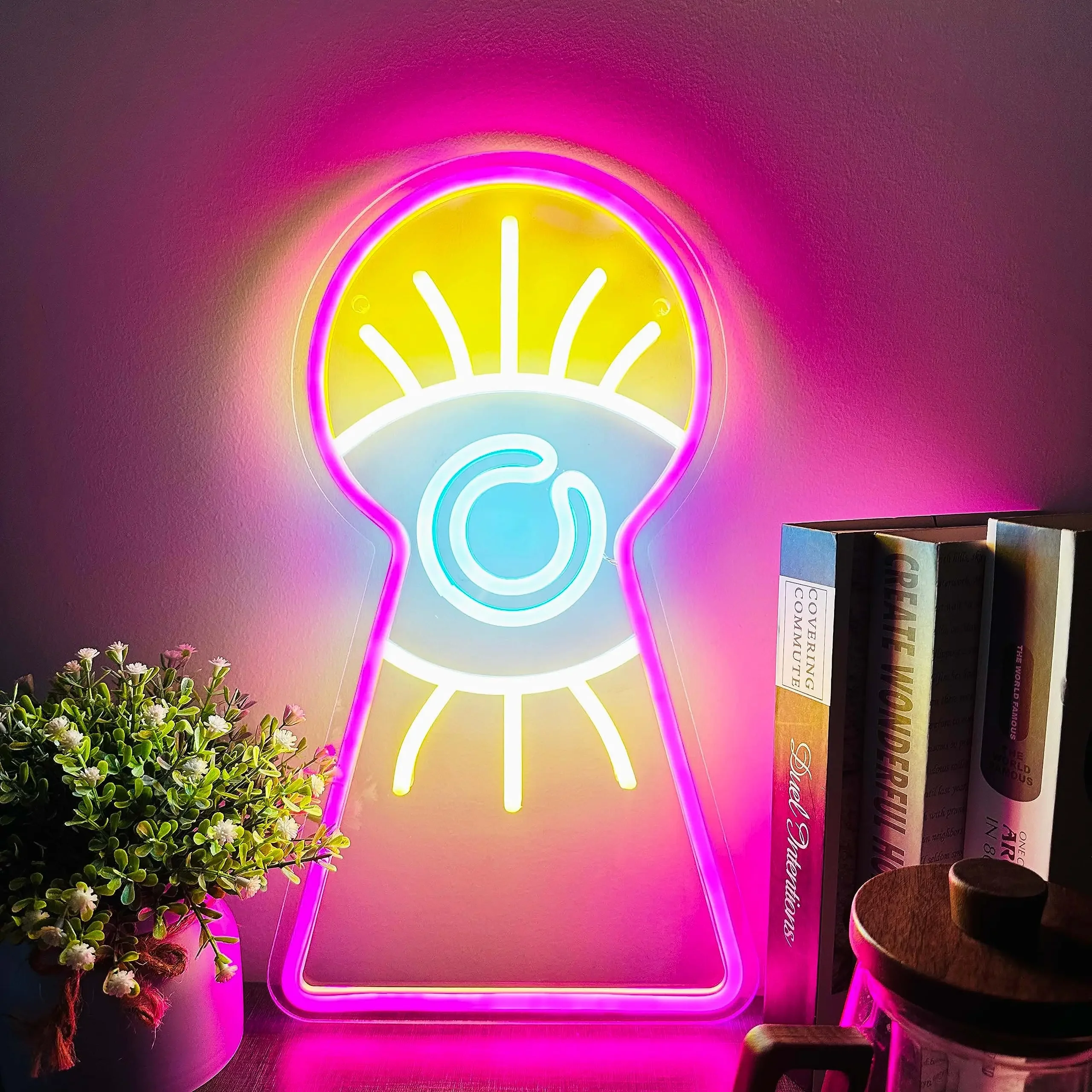 Vision-Neon-Sign-LED-Eye-Neon-Light-Evil-Eye-Sign-for-Bedroom-Wall ...