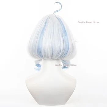 Furina Cosplay Wig Genshin Impact Focalors Cosplay Two Detachable ...