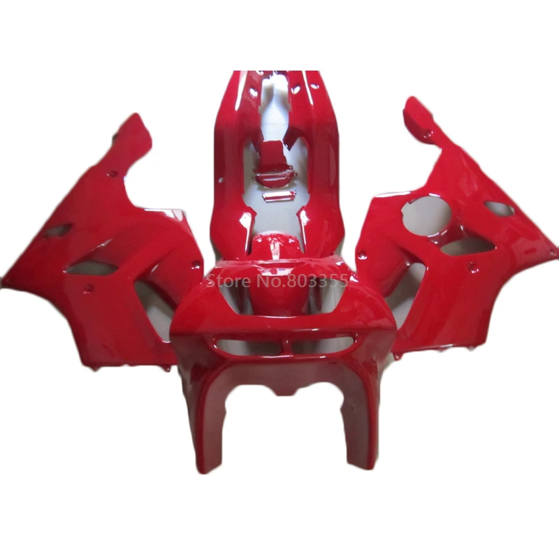 All Red Body Frame Fairing Kits Set For Kawasaki Zx6r 1994 1995 1996 ...