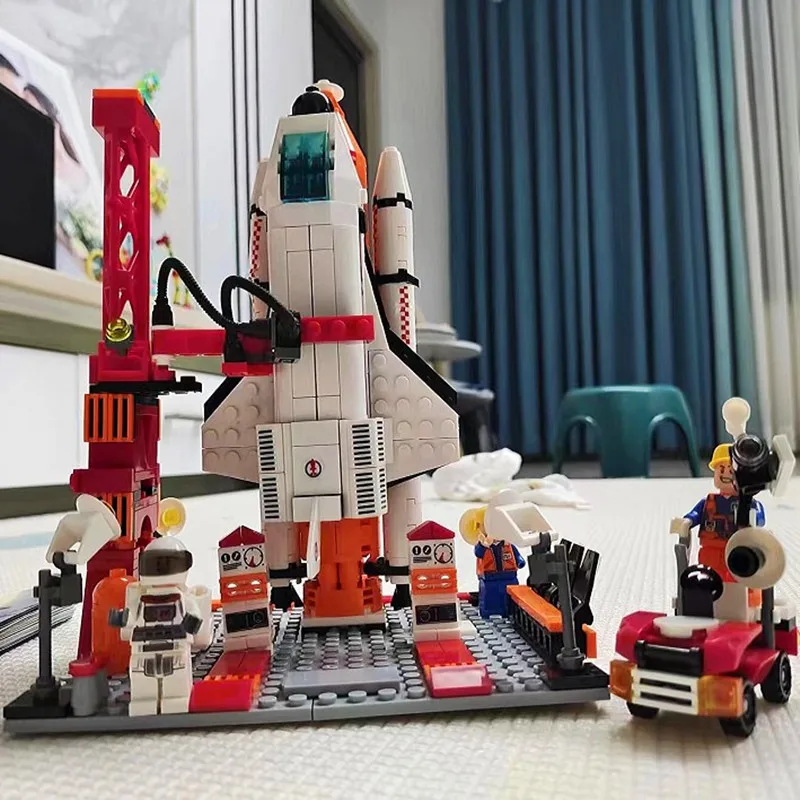 Aerospace Aviation Glowing Moon Space Station Compatible With Lego ...