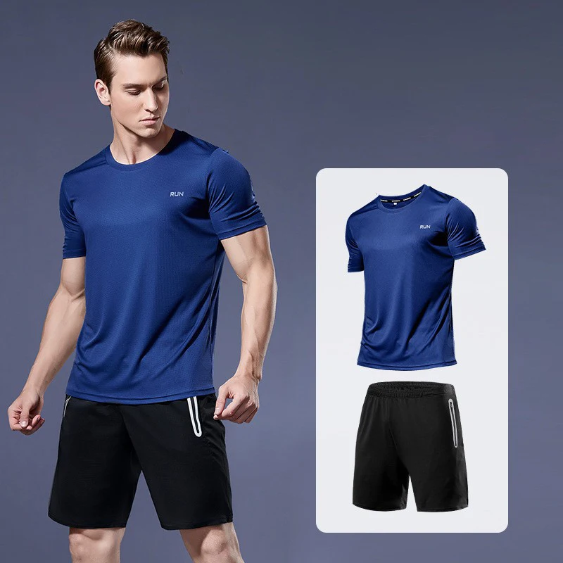 Sportswear Training Set Men Quick Dry Workout Male Suits Gym Fitness ...