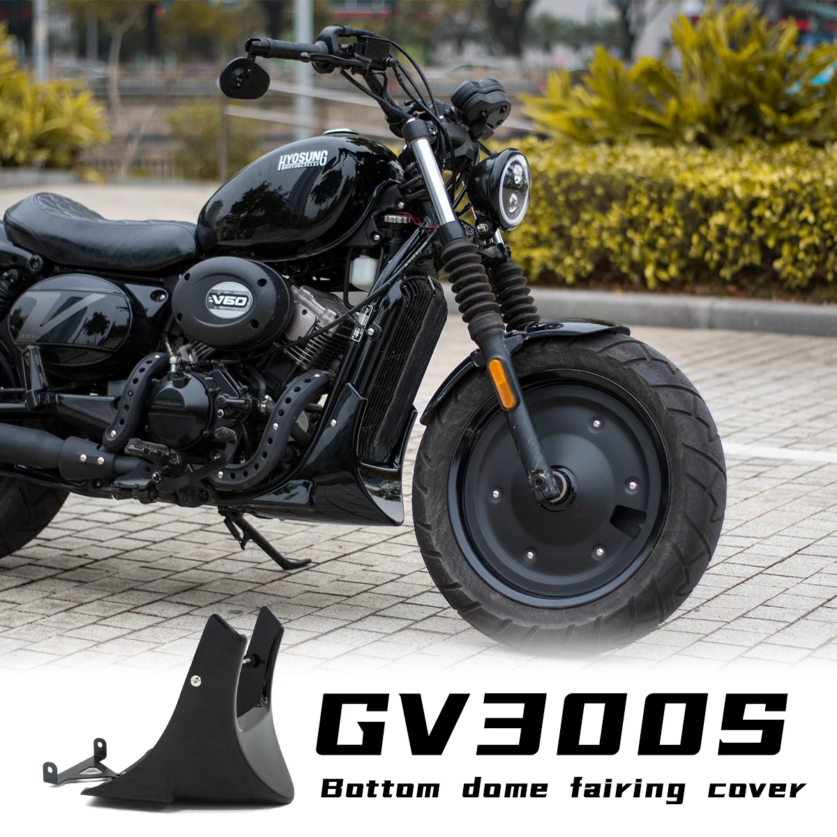 Customized For Hyosung GV125S GV300S Motorcycle Bottom Dome Fairing ...
