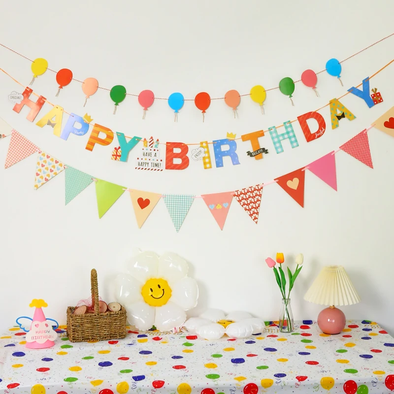 Colorful-Flags-Pennant-Christmas-Happy-Birthday-Letters-Bunting-Banners ...