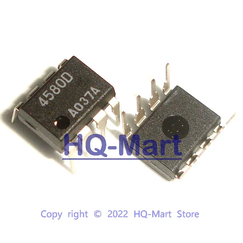 5-PCS-NJM4580D-DIP-8-JRC4580D-4580D-NJM4580-JRC-4580-Dual-Operational ...