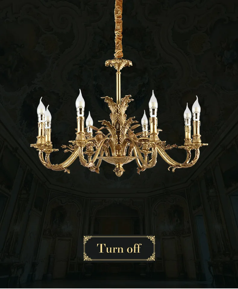 Versailles Royale - European Rococo Lighting Fixture Classic Vintage C ...