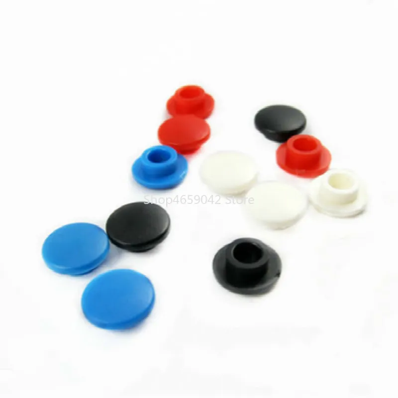 20PCS-6-6-Tact-Switch-A101-Button-Switch-Round-Caps-Push-Key-Cap-Size-4 ...