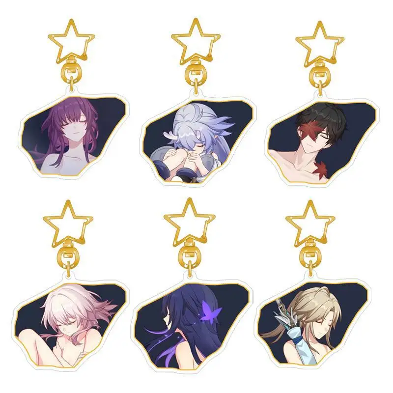 HSR Character E6 Keychains Honkai Star Rail Acrylic Charm, 41% OFF