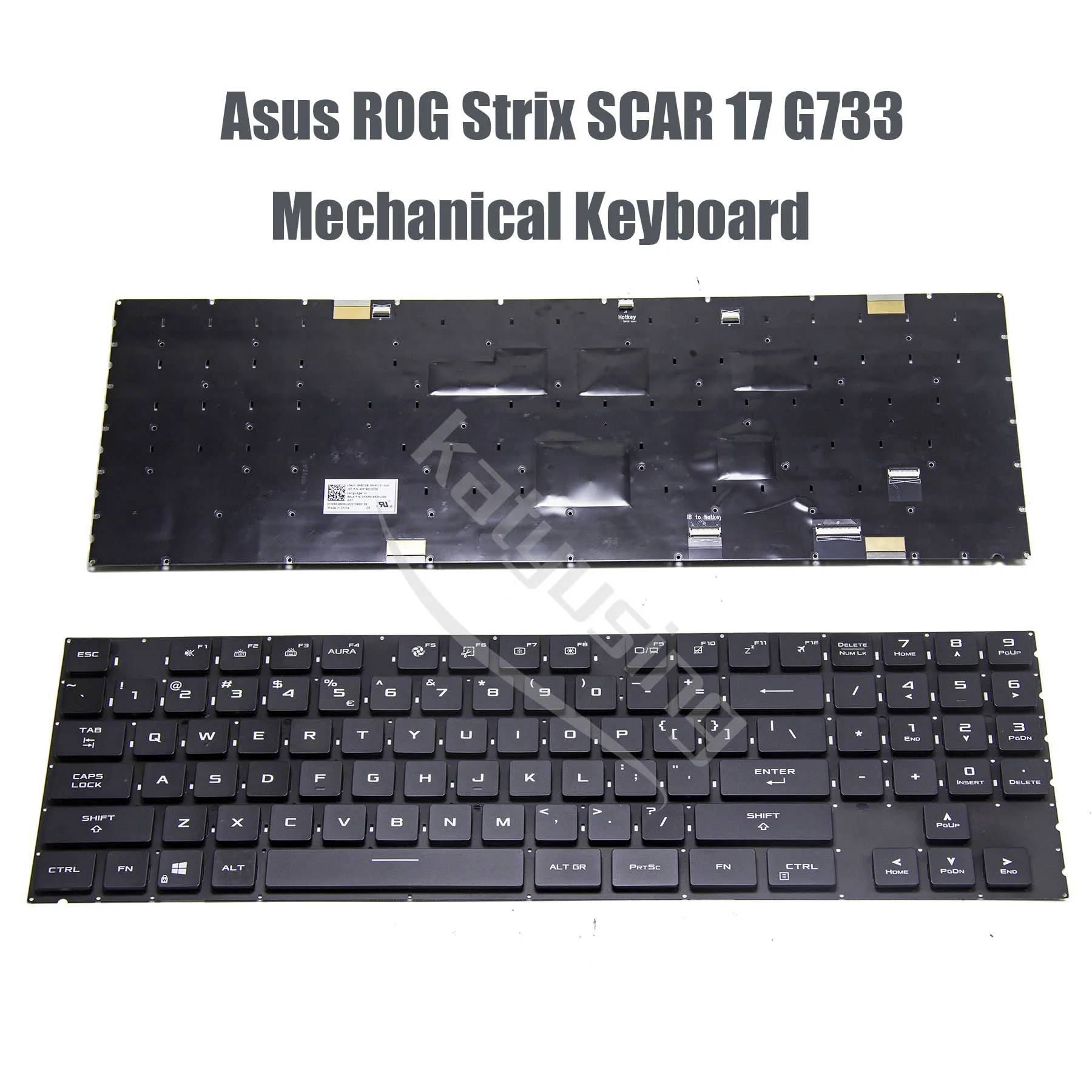 Optical-Mechanical Keyboard for Asus ROG Strix SCAR 17 G733 G733CX ...
