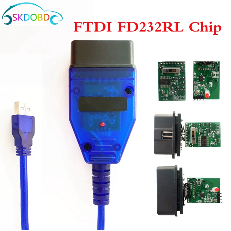 For VAG KKL Scanner Tool VAG-KKL 409 with FTDI FT232RL and CH340 Chip ...