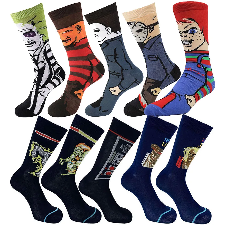 Chucky-Mens-Socks-Women-Stocking-Anime-Cartoon-Funny-Sock-Novelty-Happy ...