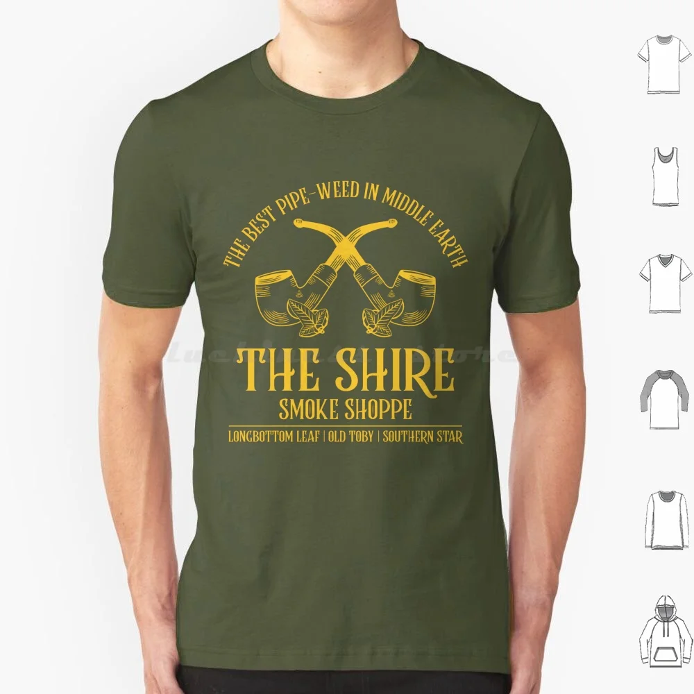 Camiseta-de-algod-n-de-The-Shire-Smoke-Shoppe-camisa-fresca-Tolkien ...