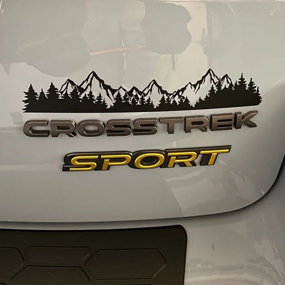 Vinyl Mountain And Trees Decals Car Emblem Graphic Vinyl Stickers For ...