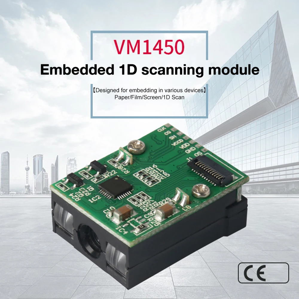 Embedded Scanner Module 1D QR Barcode Scan Head CCD USB/TTL Industrial ...