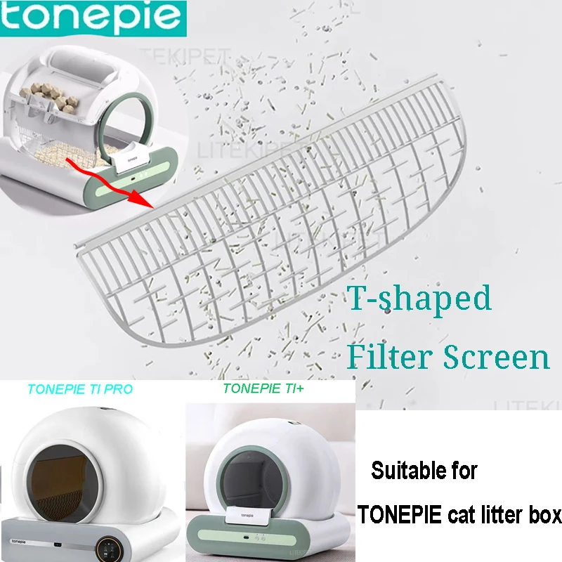 Cat-Litter-Box-Automatic-Toilet-Removable-Filter-Backboard-Screen ...