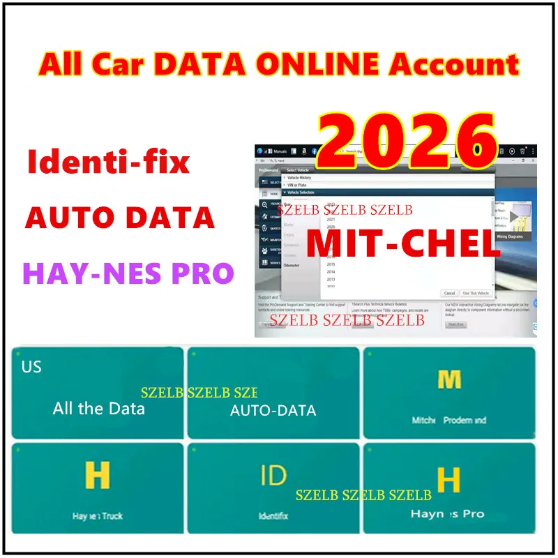 2026 All Repair Data Online Account for wholedata US ,Auto-data,Mit ...