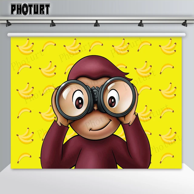 Curious George Backdrop